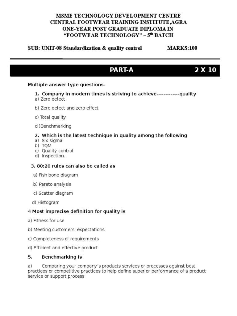 Quality Q | PDF | Benchmarking | Quality (Business)