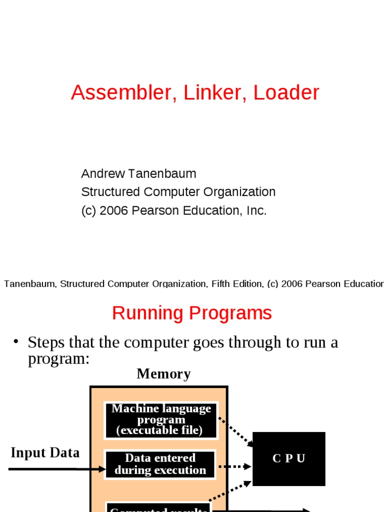 Assembler Linker Loader Pdf Computer Program Programming 7154