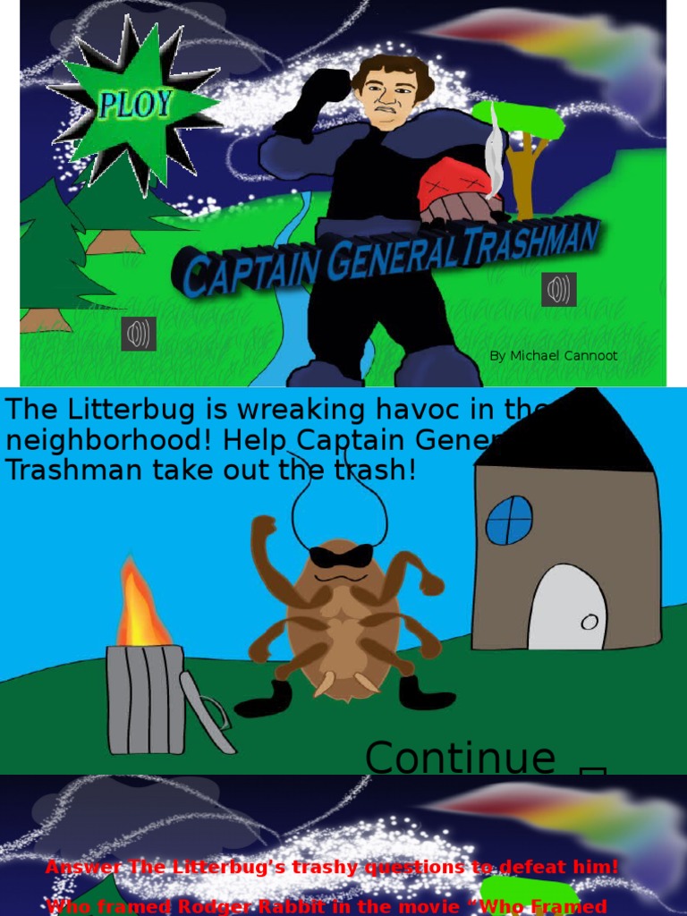 Defeat The Litterbug: Trash Quiz Game | PDF