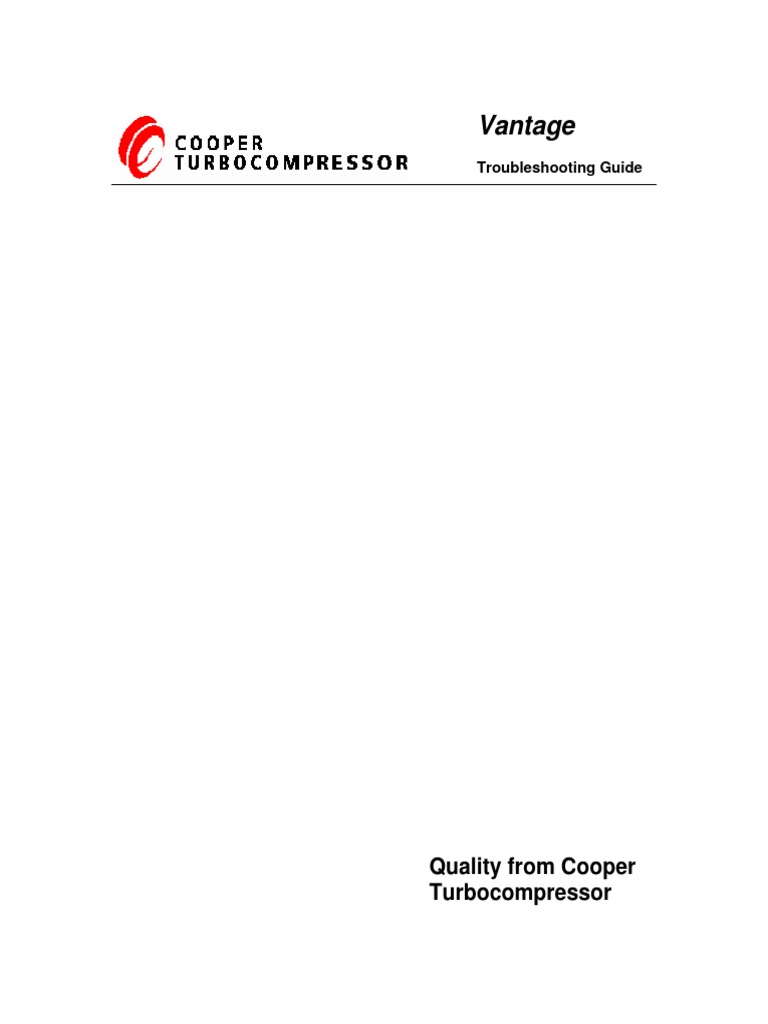 Vantage Troubleshooting Guide | PDF | Troubleshooting | Electrical ...