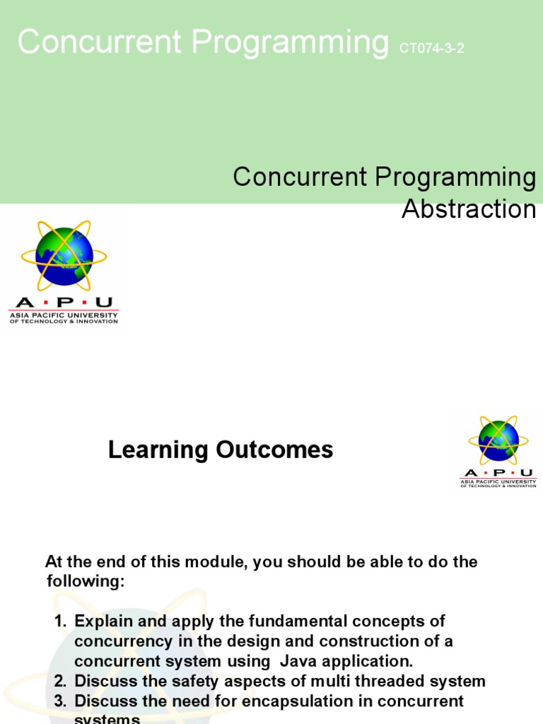 Week 3 Concurrent Programming Abstraction | PDF | Concurrent Computing | Application Programming ...
