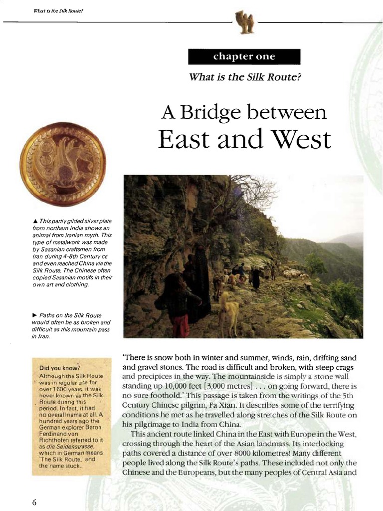 What Is The Silk Route Pdf Pdf Silk Road Asia