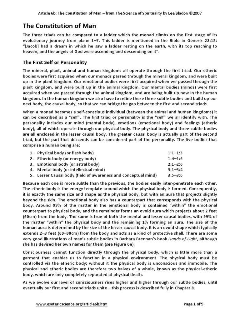 6b The Constitution of Man | PDF