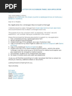 Korean Visa Cover Letter Guide | PDF | Travel Visa | Résumé