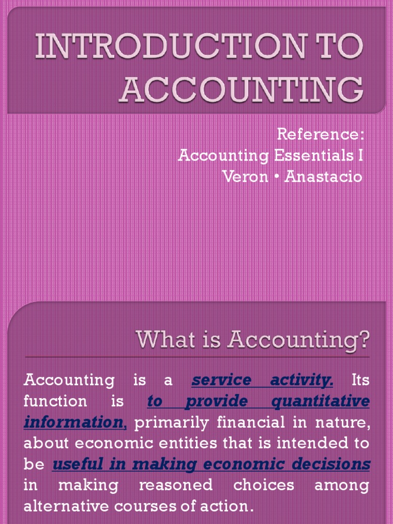Ch1 Introduction To Accounting P1 Pdf Profit Accounting Accounting