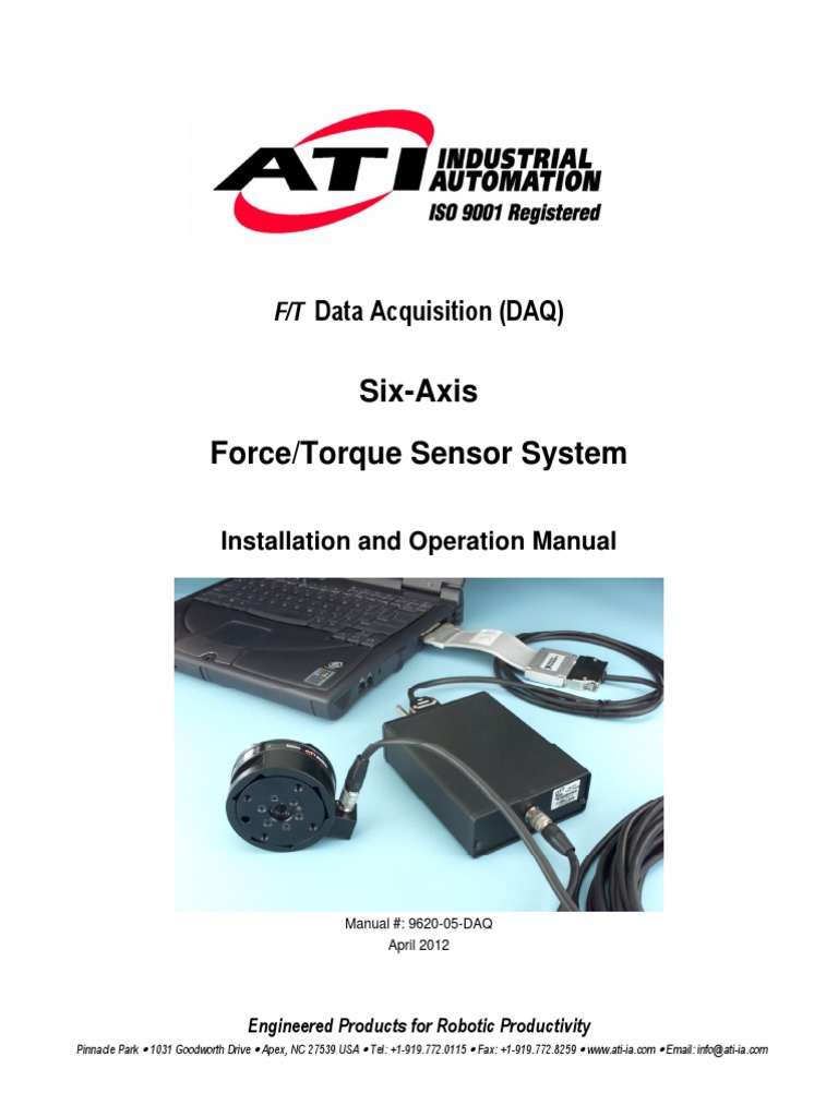Ati Gamma DQ | PDF | Data Acquisition | Electrical Connector