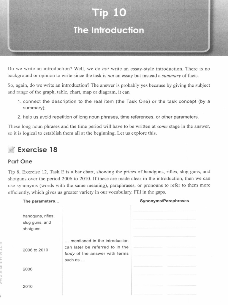 IELTS Writing Task 1 Tips (P3) | PDF | Adjective | Preposition And ...