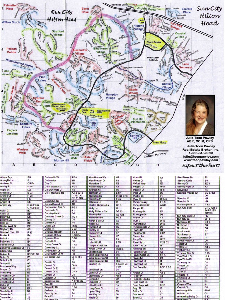 Sun City Hilton Head Street Map-JTP | PDF