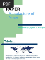 Paper Industry Project Report Full Project | PDF | Pulp (Paper) | Paper