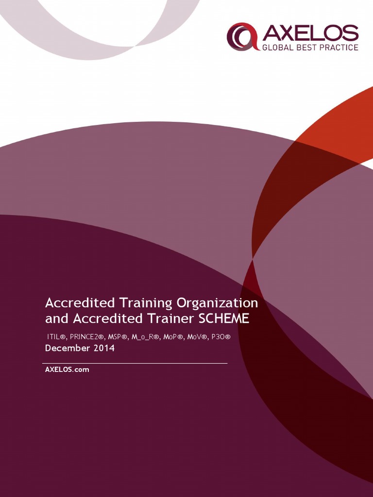 Accredited Training Organization and Accredited Trainer SCHEME | PDF ...