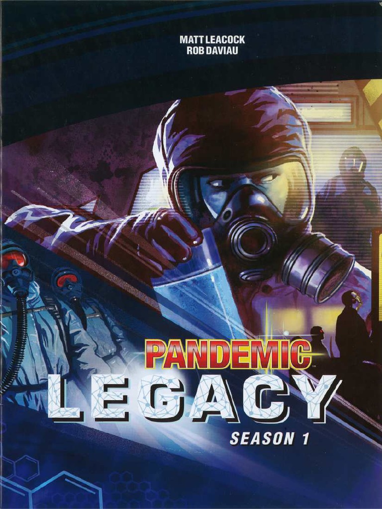 Pandemic Legacy Season 1 Rules Guide | PDF | Epidemics | Playing Cards