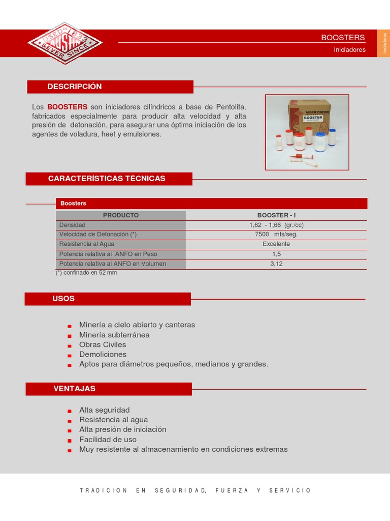 Austin Powder, Boosters | PDF