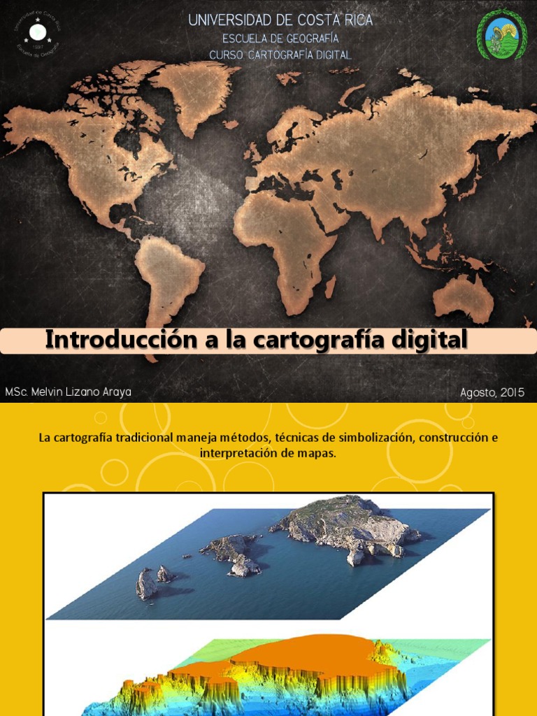 Historia de La Cartografía Digital | Sistema de información geográfica ...