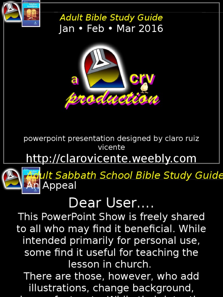 1st Quarter 2016 Lesson 4 Powerpoint With Tagalog Notes | PDF | Book Of ...