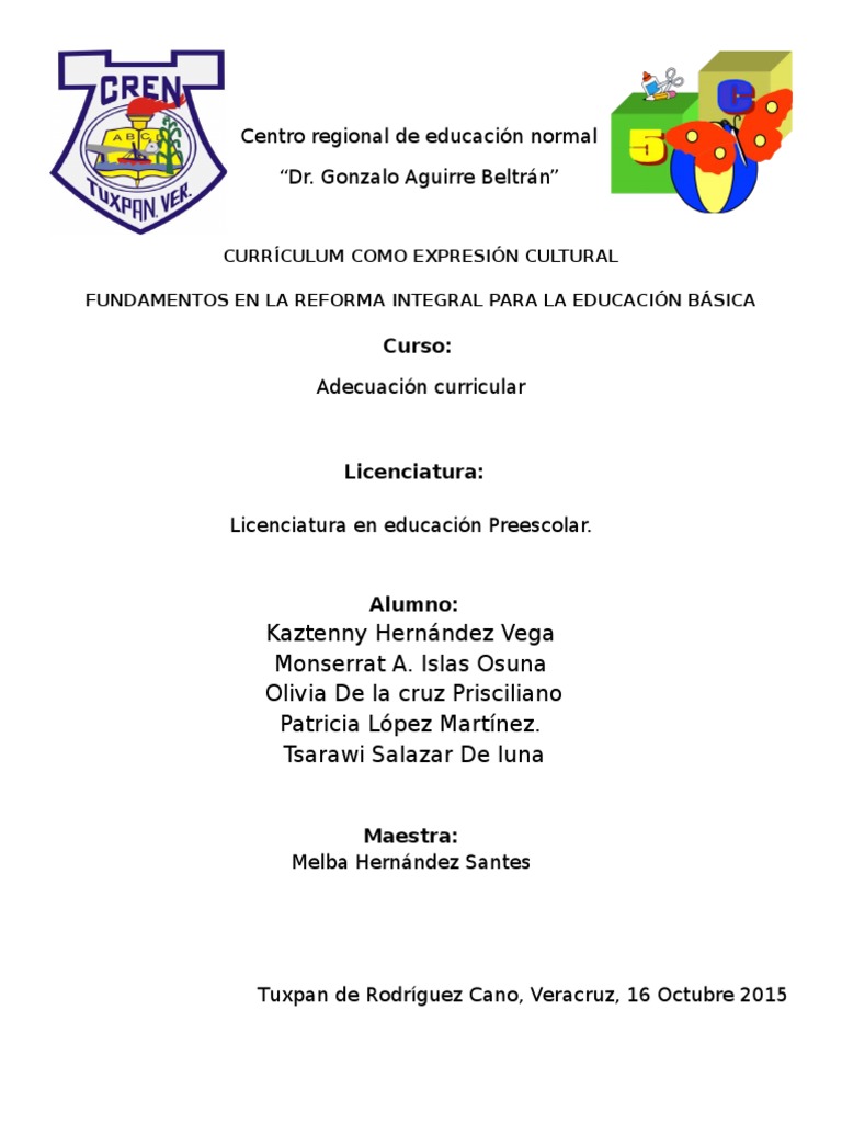 Ensayo 10 Cuartillas | Jardín de infancia | Plan de estudios