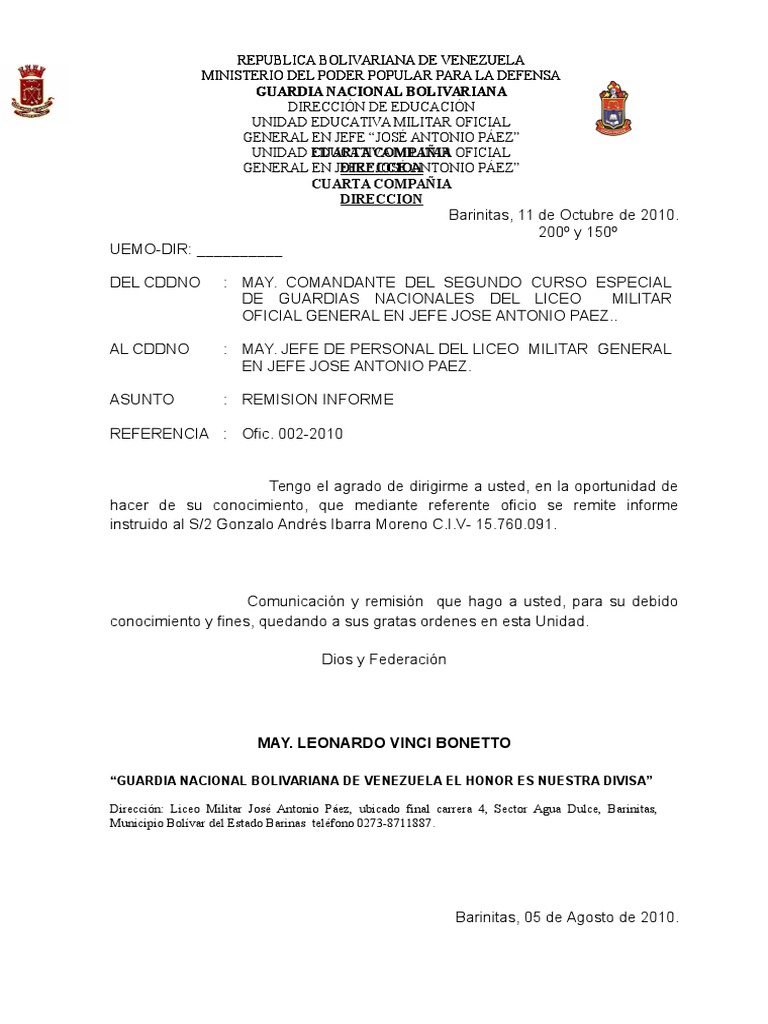 Oficio Militar | PDF