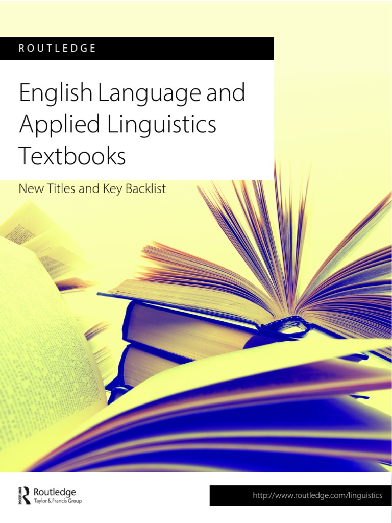 Routledge English Language Textbooks | PDF | Second Language ...