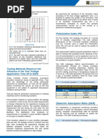 Polarization Index Test | PDF | Insulator (Electricity) | Electrical ...