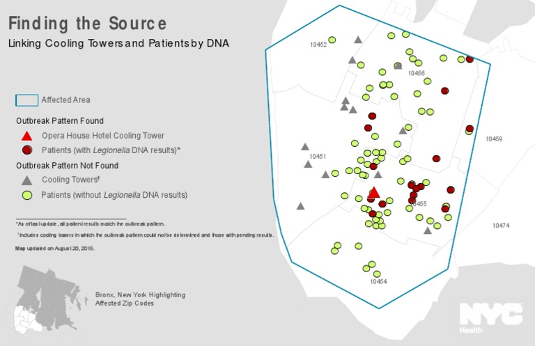 Bronx Legionella Outbreak Map | PDF