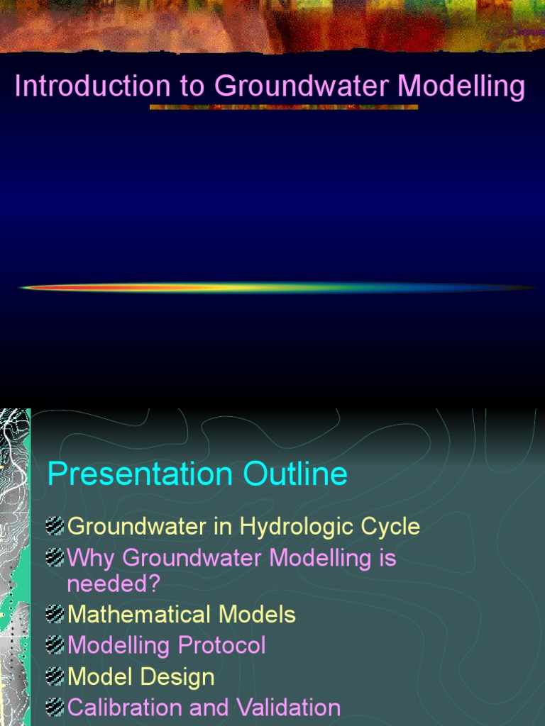 Groundwater Modeling Overview | PDF | Hydrogeology | Groundwater