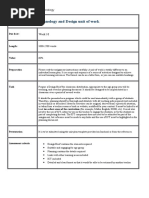 QCAA Unit Plan Template | PDF | Curriculum | Learning