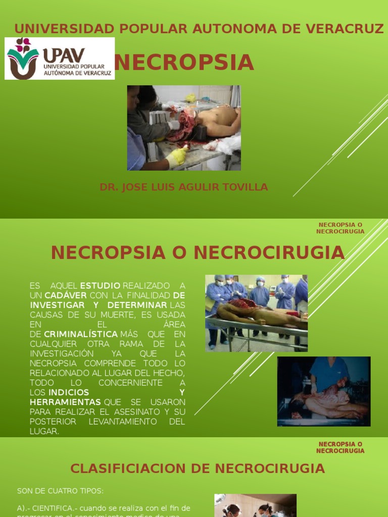 Necropsia o Necrocirugia-Exposicion | PDF | Lesión | Toxicología