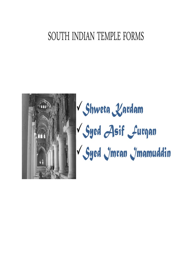 South Indian Temple Forms 03 (Compatibility Mode) | Download Free PDF ...