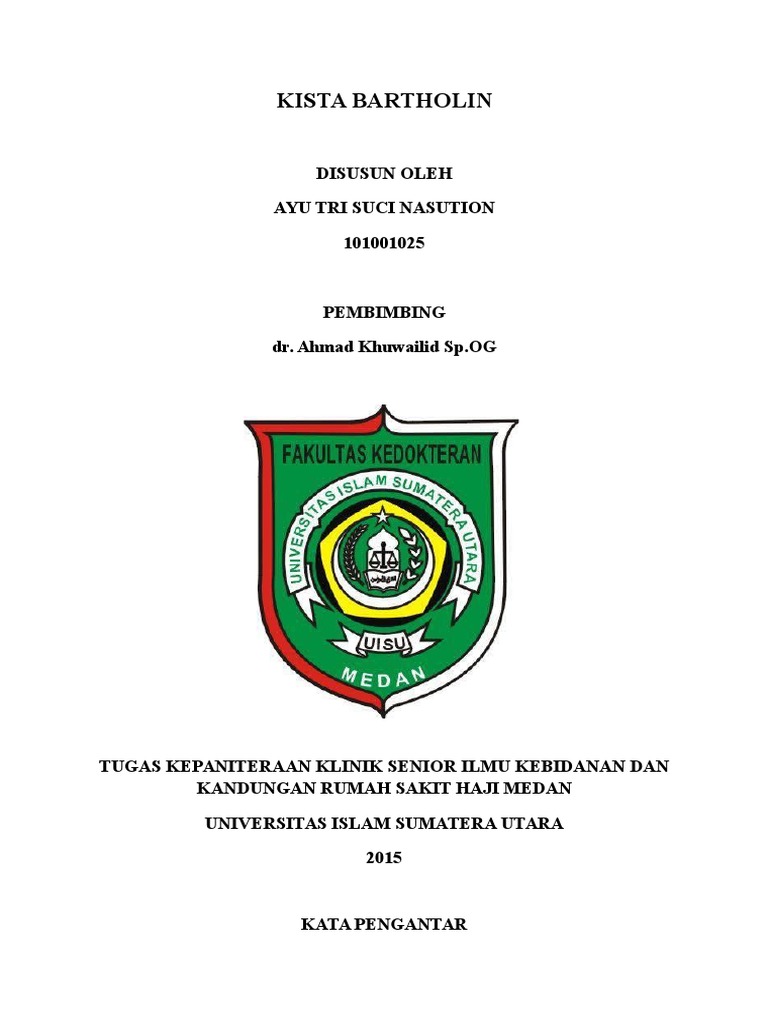 Jurnal Kista Bartholin | PDF | Ilmu Sosial