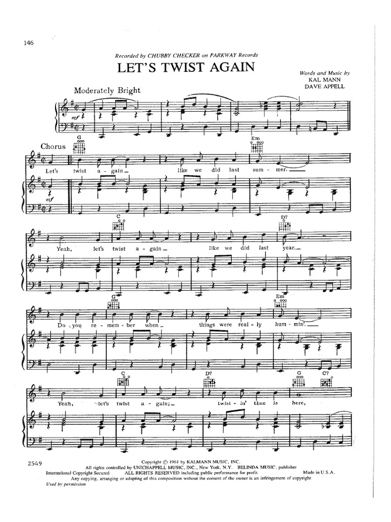 Lets Twist Again | PDF