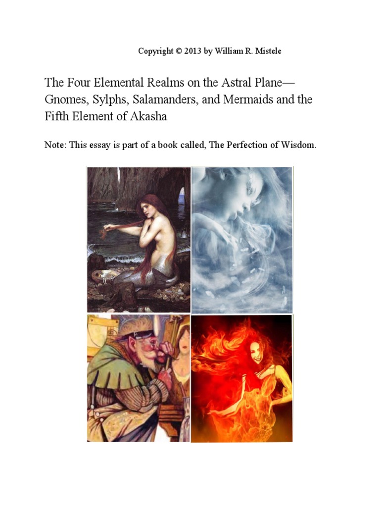 5 Elemental Realms 2 | PDF | Perception | Nature