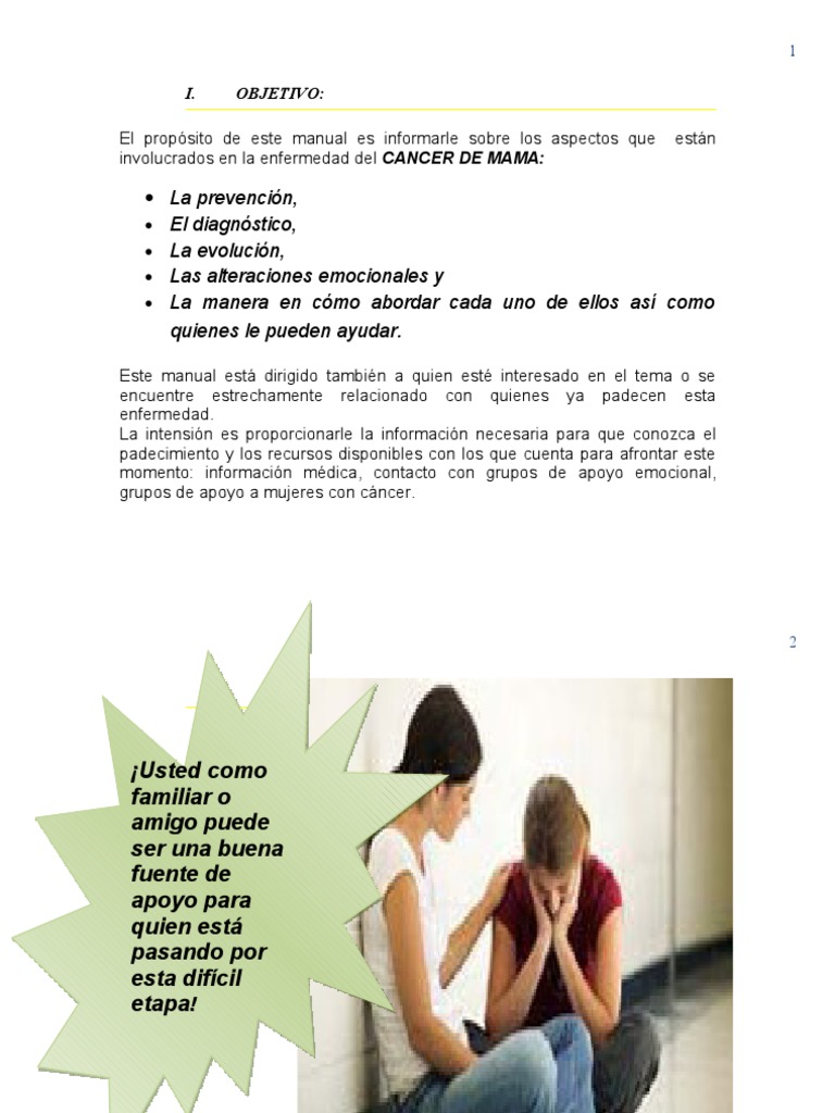 Manual Cancer de Mama | PDF | Cáncer de mama | Cáncer