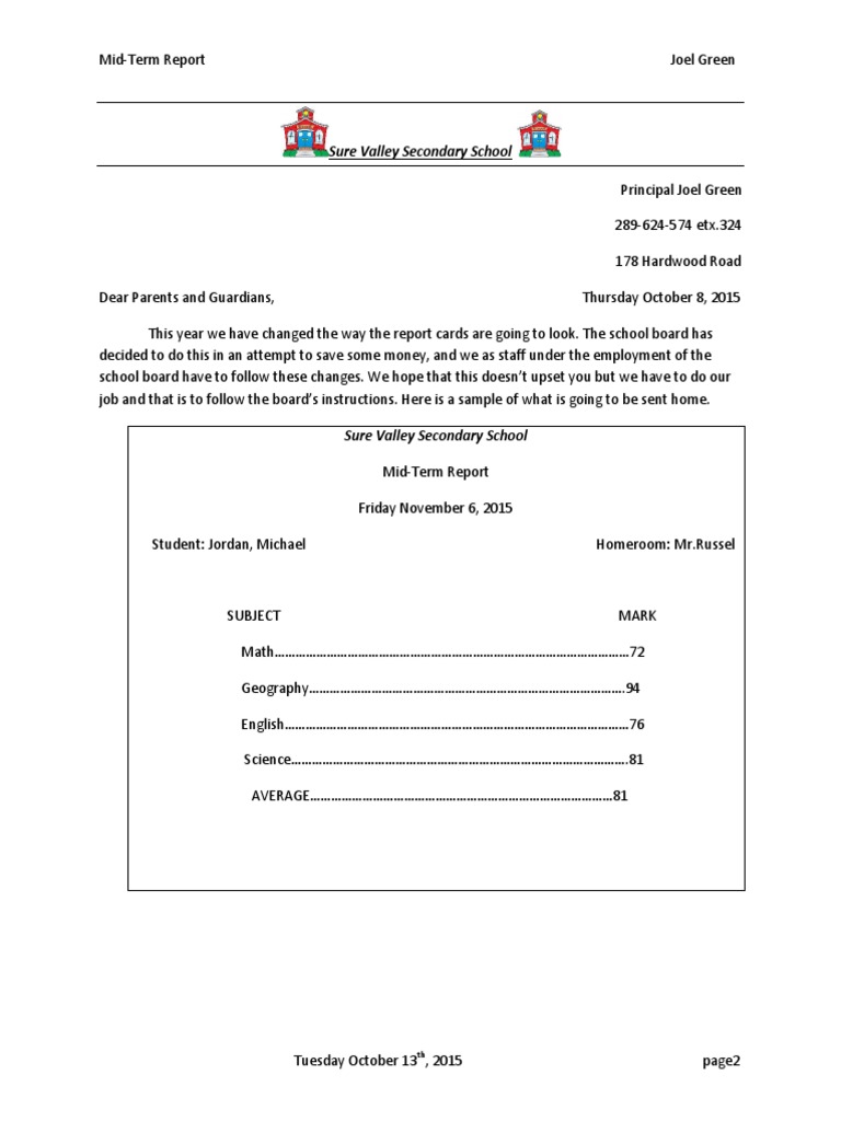 Sure Valley Mid-Term Report Update | PDF | Career & Growth
