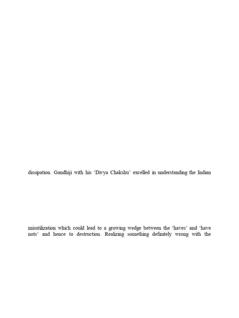 Gandhi On Education | PDF | Mahatma Gandhi | Knowledge