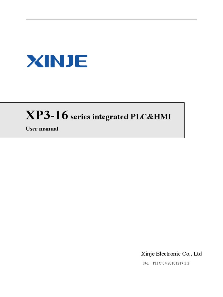 XP3 16 Manual | PDF | Relay | Power Supply