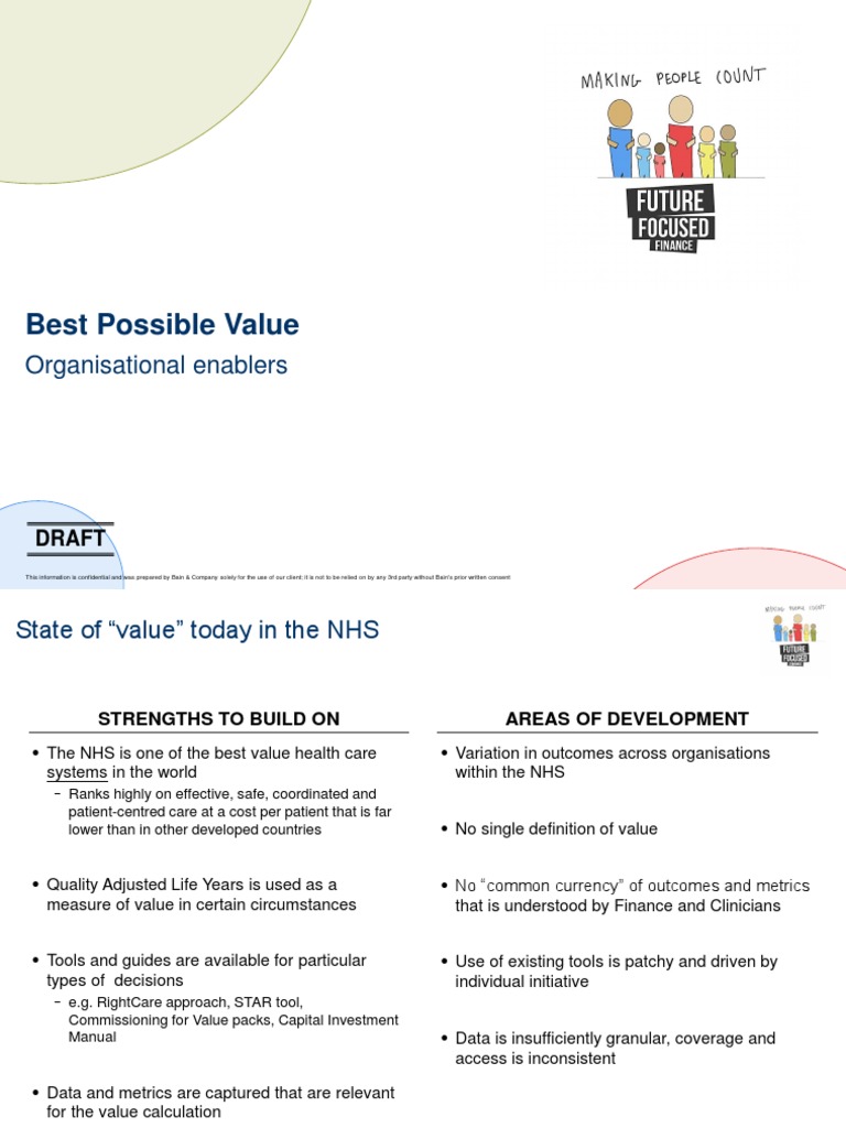 NHS Value Assessment and Enablers | PDF | Patient | Hospital