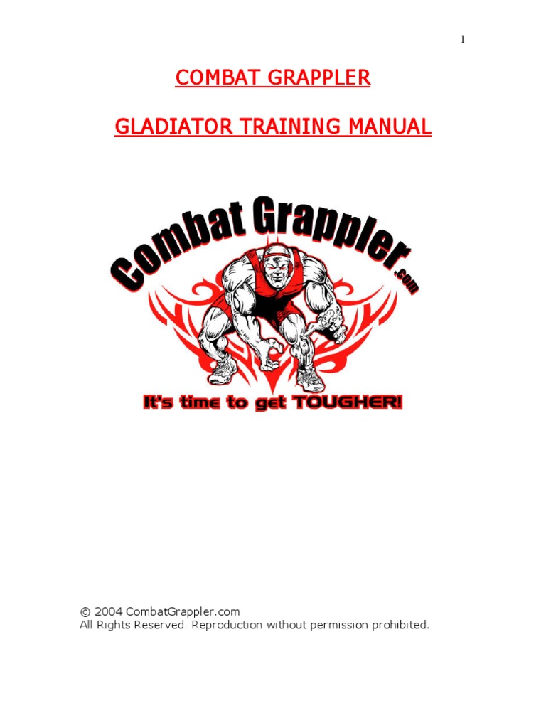 Combat Grappler - Gladiator Training Manual | PDF | Weight Training ...