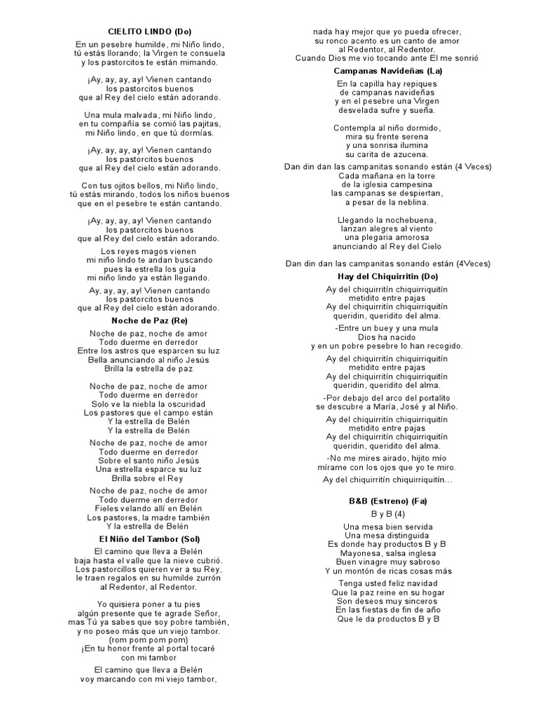 Cantos para Posadas | PDF | María, madre de Jesús | Navidad