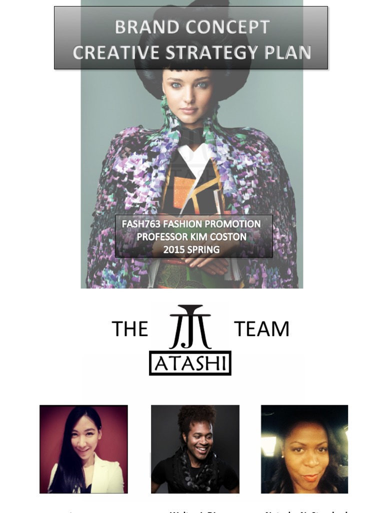Atashi Fashion Brand Promotion Plan | PDF | Fashion | Target Audience