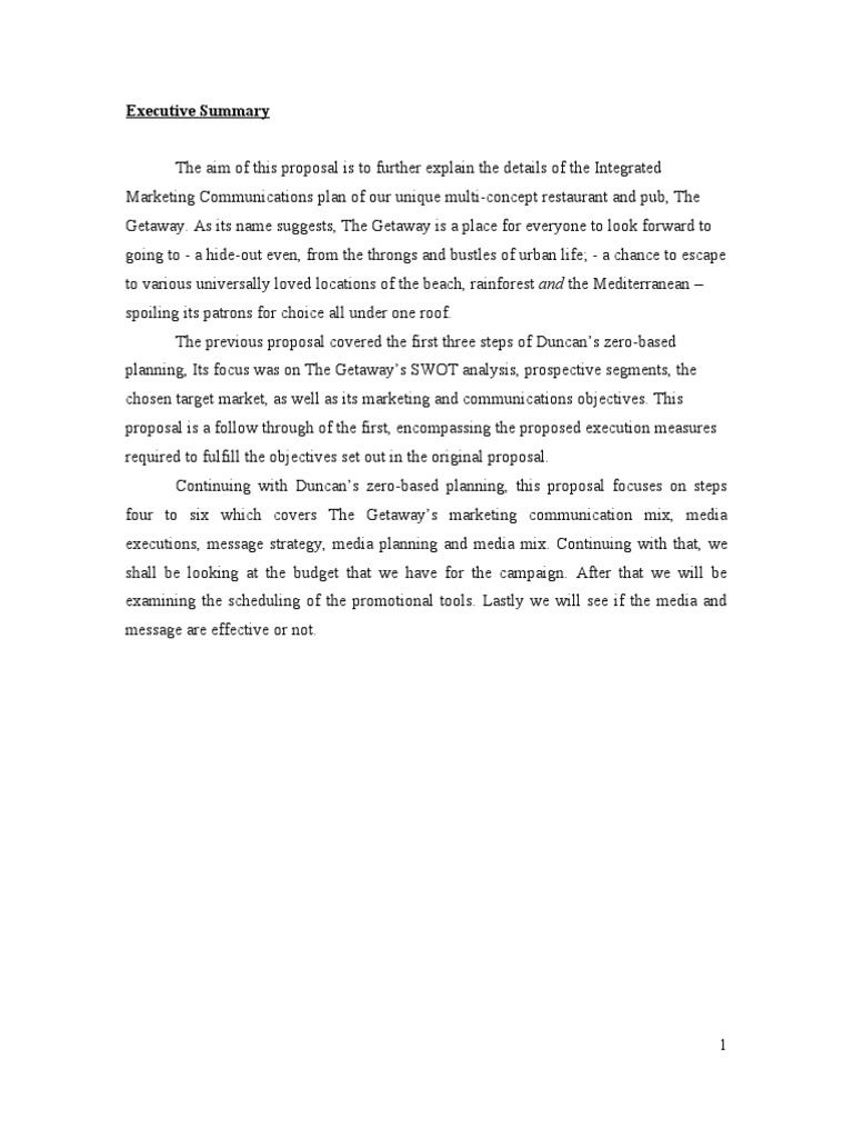 Intergrated Marketing Communication - Zero Based Planning 2 | PDF ...