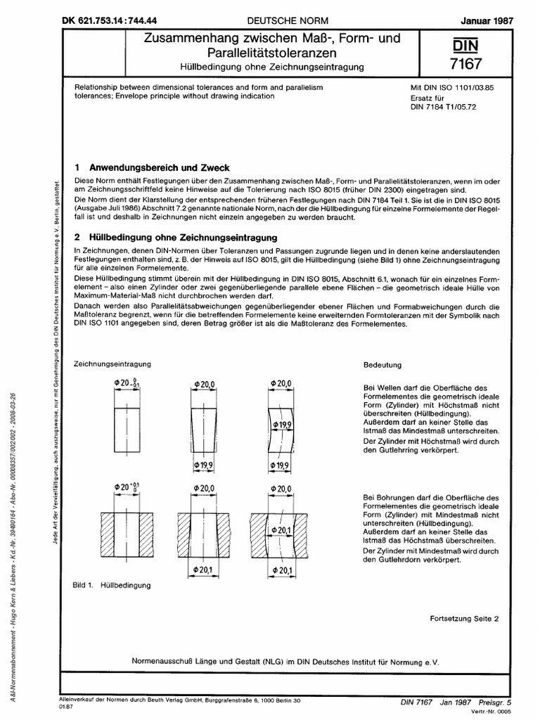 Din 7167 | PDF