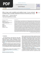 Gait Speed Norms for Ambulation Types | PDF