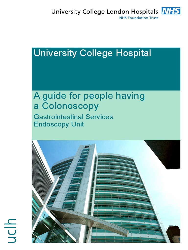 A Guide For People Having A Colonos | PDF | Colonoscopy | Colorectal Cancer