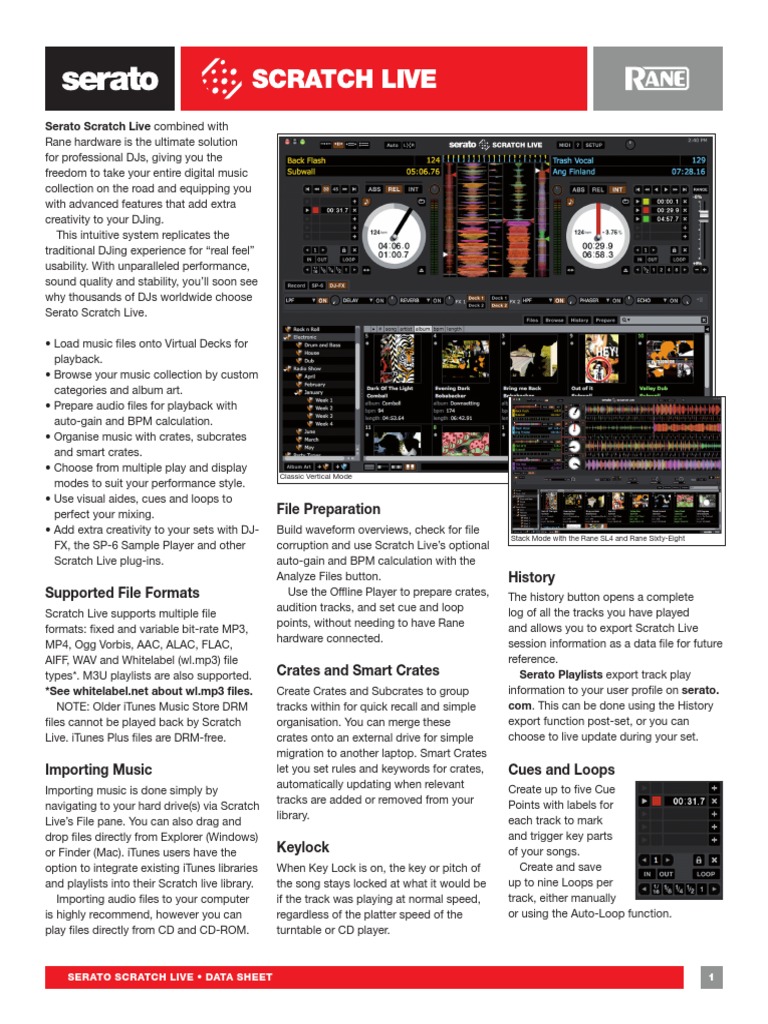 Scratch Live Data | PDF | I Tunes | Disc Jockey