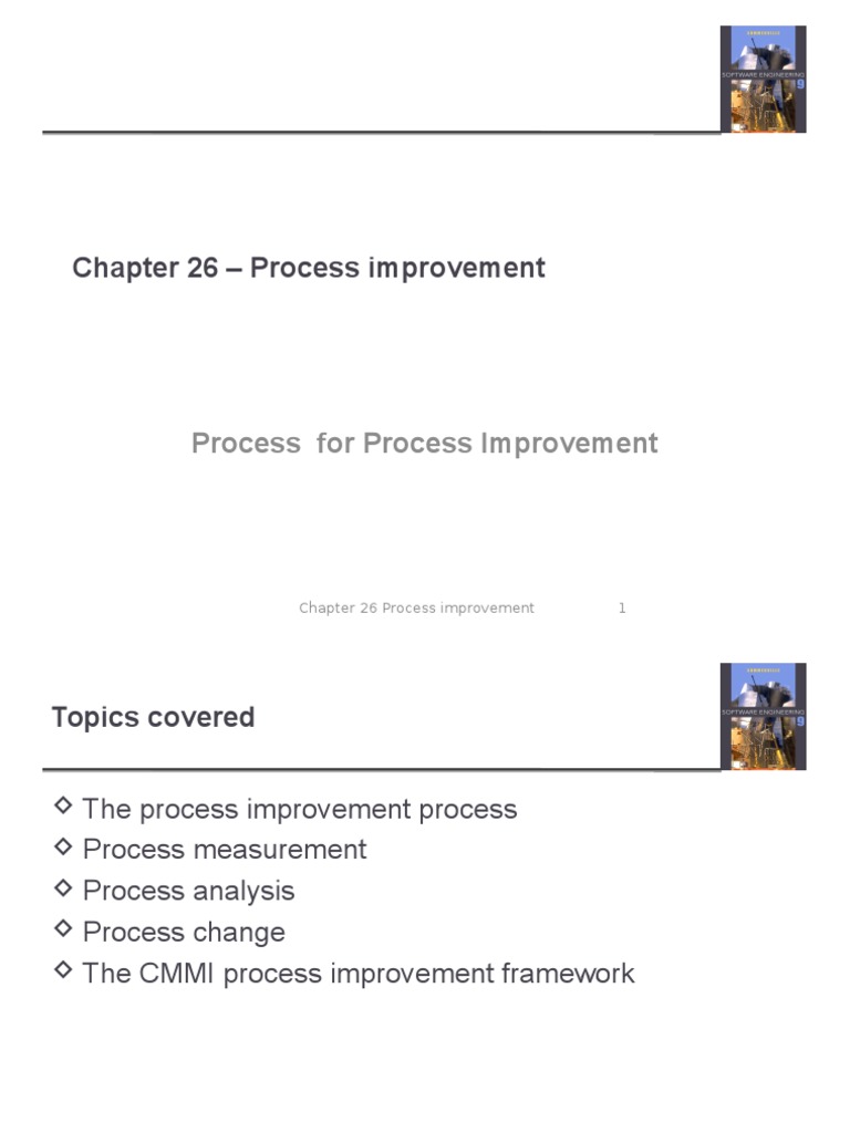 Ch26 - Process Improvement | PDF | Software Development Process | Systems Engineering