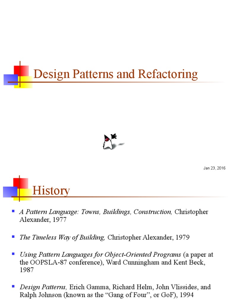 Design Patterns And Refactoring Pdf Class Computer Programming Software Design Pattern