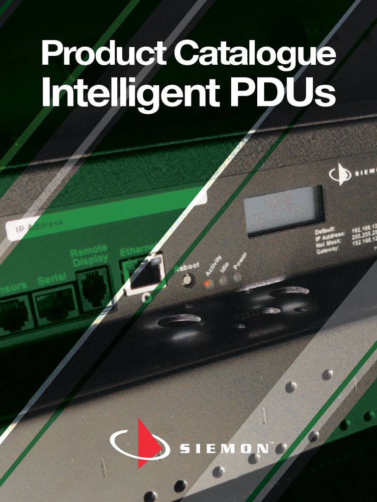 Pdu Mini Catalogo | PDF | Environmental Monitoring | Network Architecture