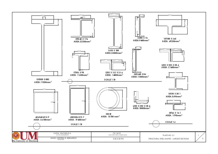 Structural Steel Sections Guide | PDF