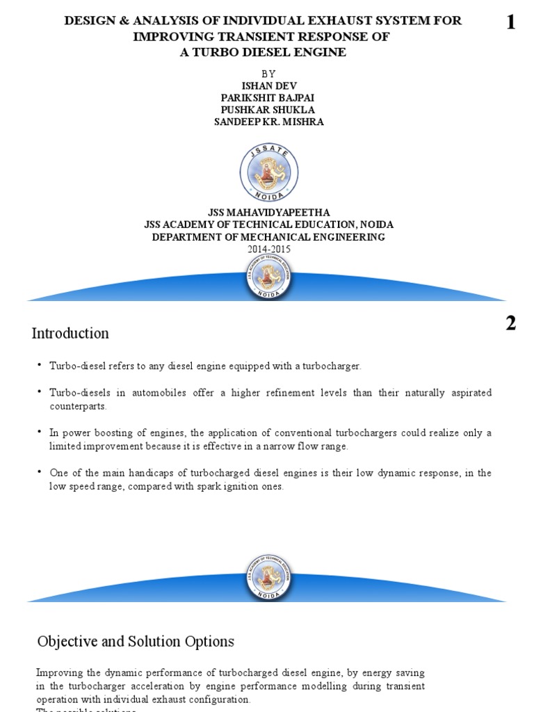 Exhaust Manifold Design | PDF | Turbocharger | Internal Combustion Engine