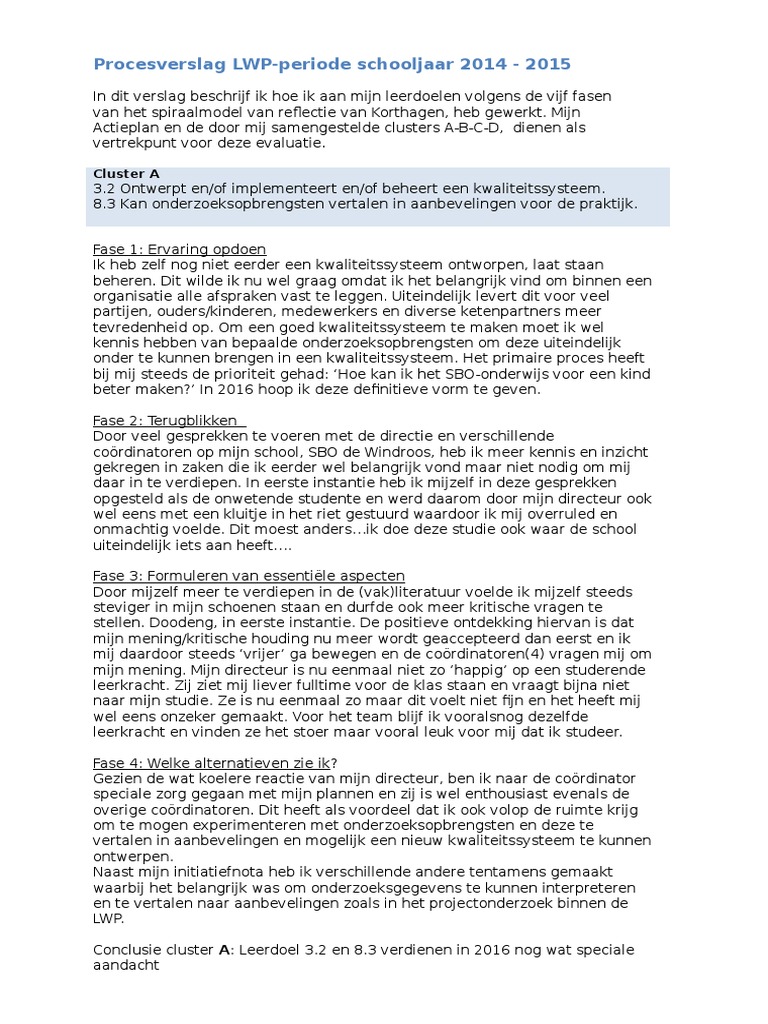 Eind-Procesverslag en Resultaat | PDF