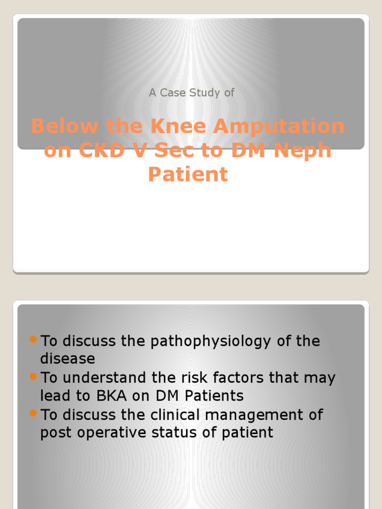 A Case Study on the Pathophysiology, Risk Factors, Clinical Management ...